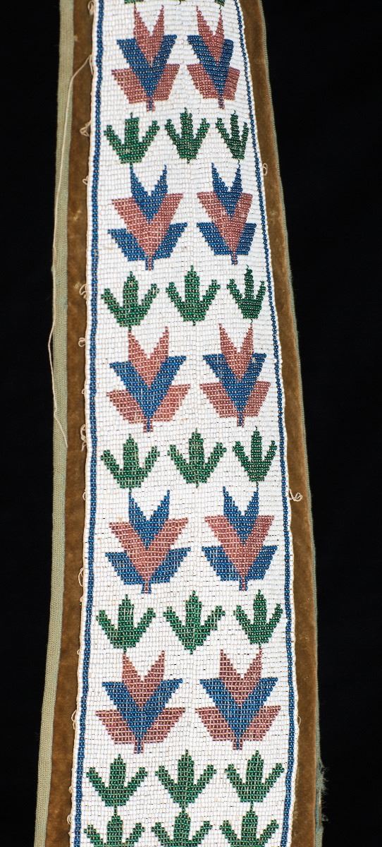 Menominee Beaded Bandolier Bag