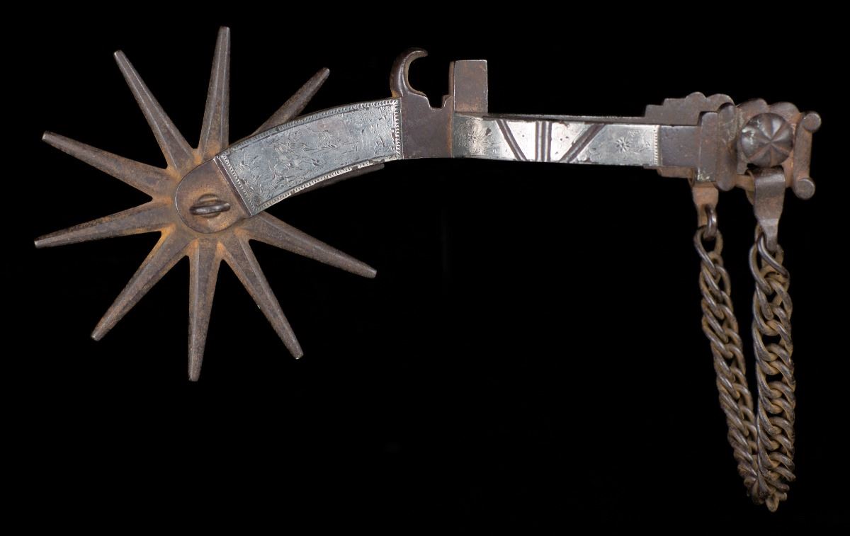 Silver Mounted Barclay Single Spur