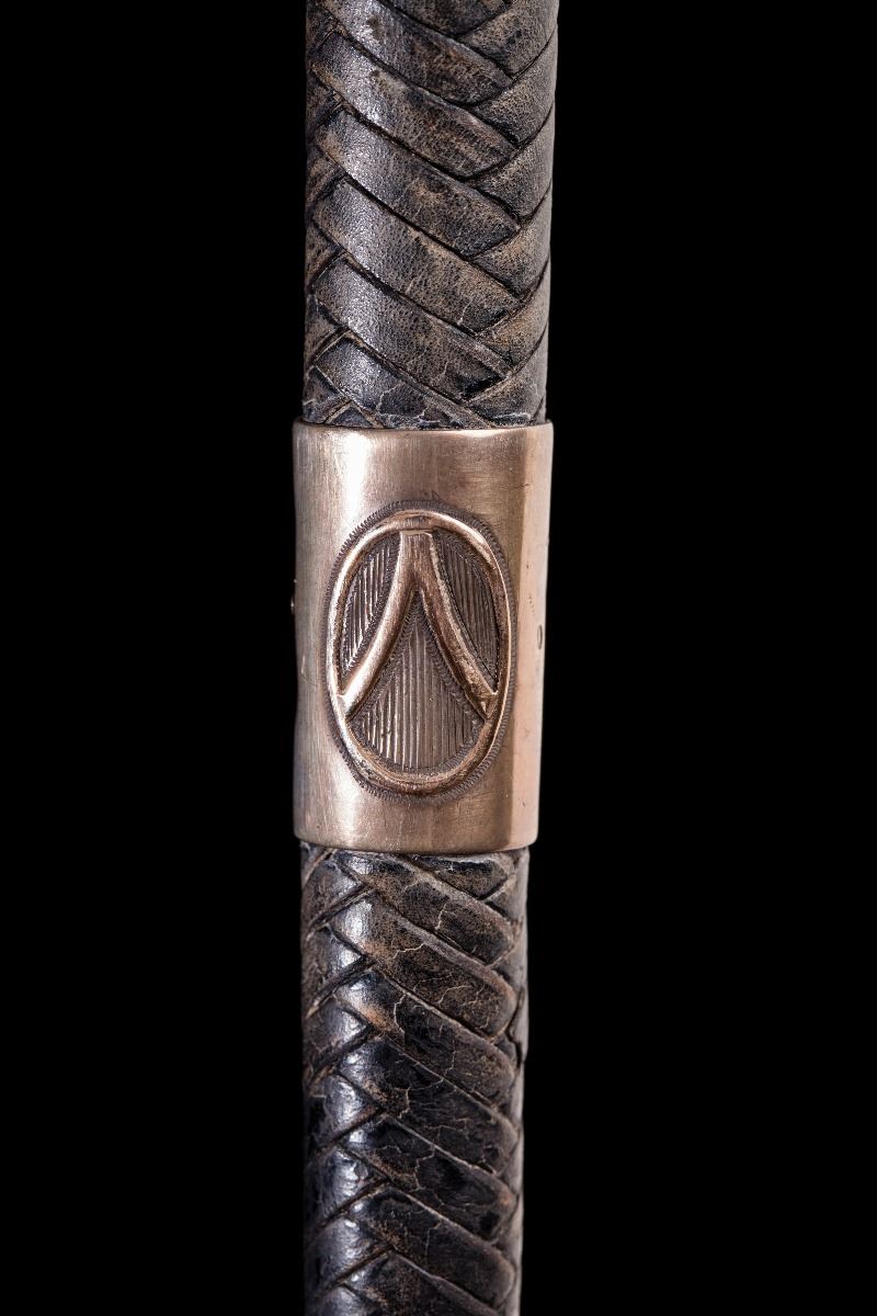Heavy Braided Leather Quirt