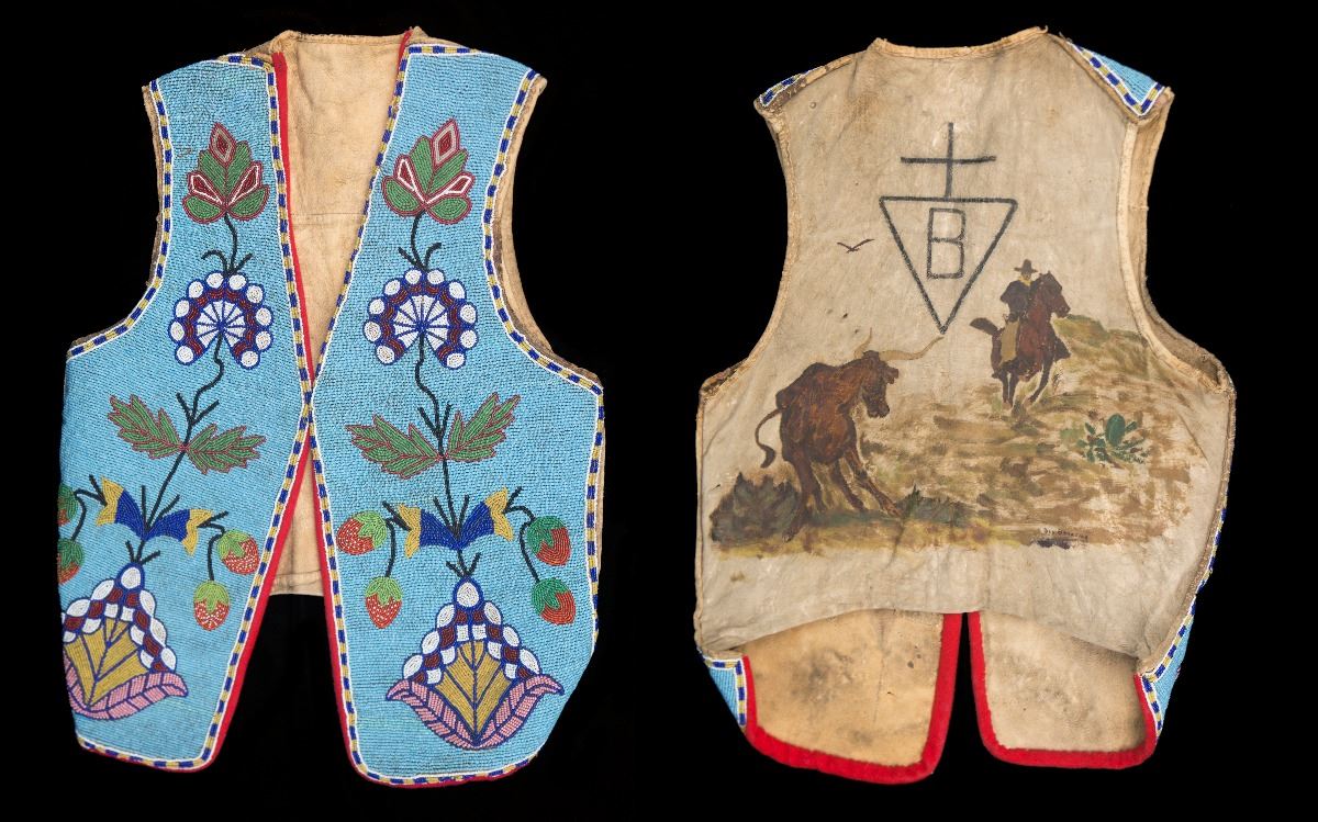 Cree "Love Letter" Beaded Vest