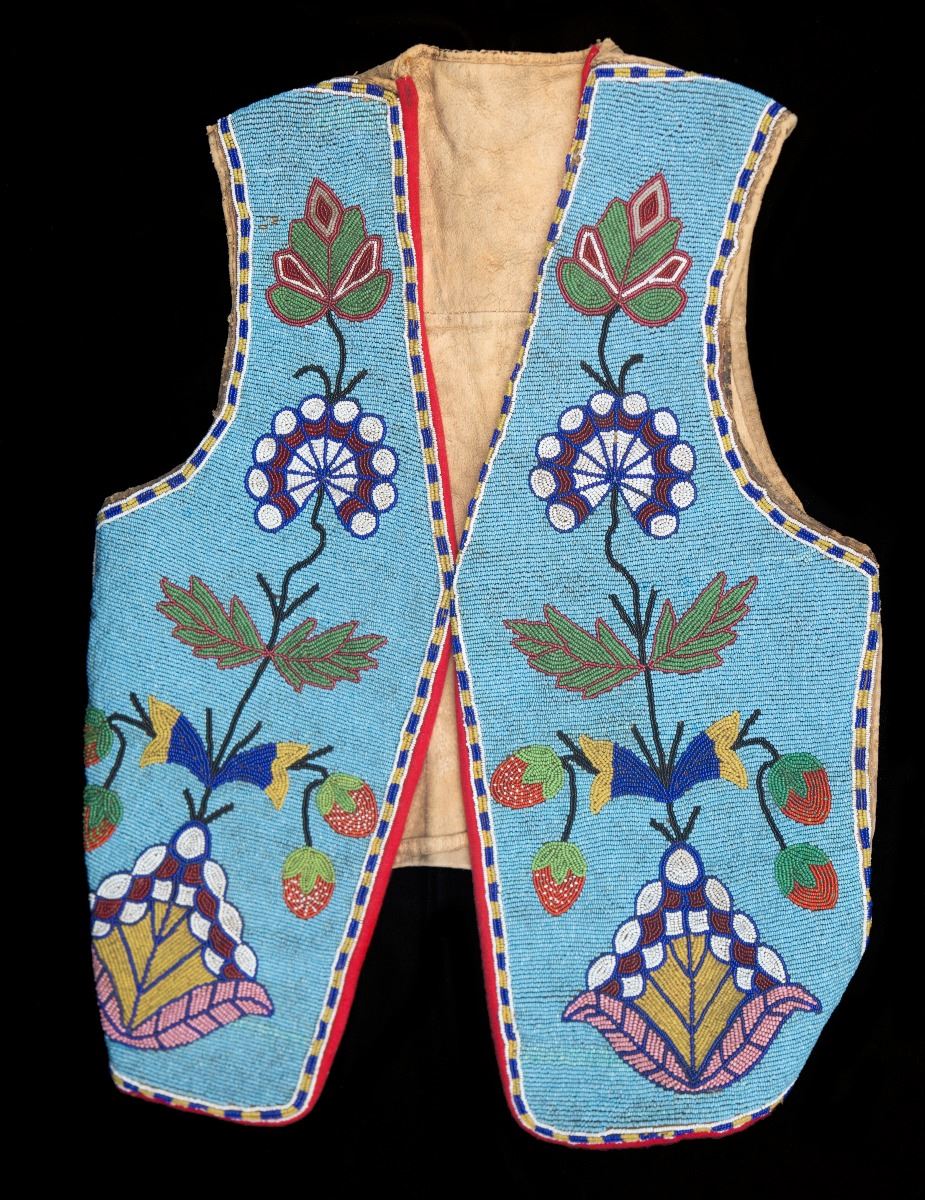 Cree "Love Letter" Beaded Vest