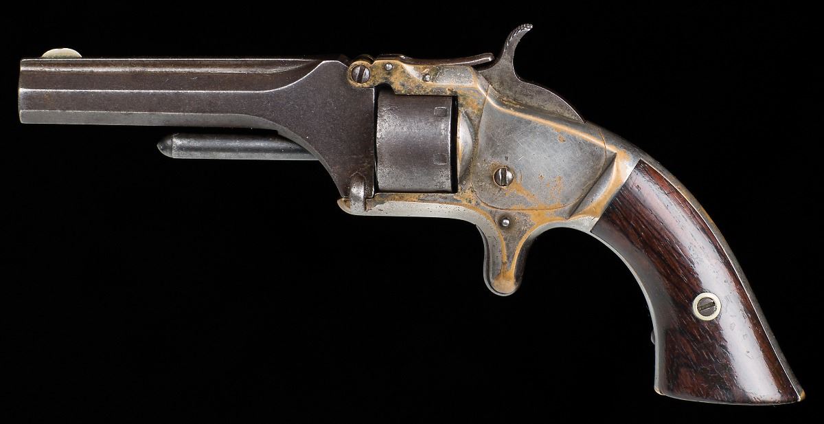 Two Smith & Wesson Tip-Up Revolvers