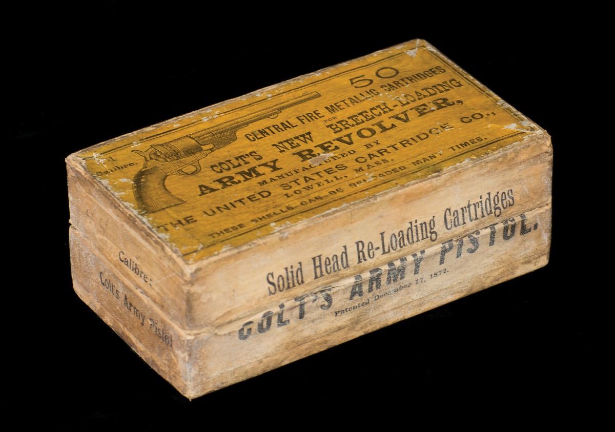 Rare Picture Box of Colt Cartridges