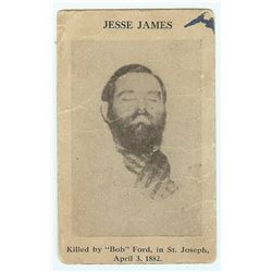 Jesse James "Death Photo" Card