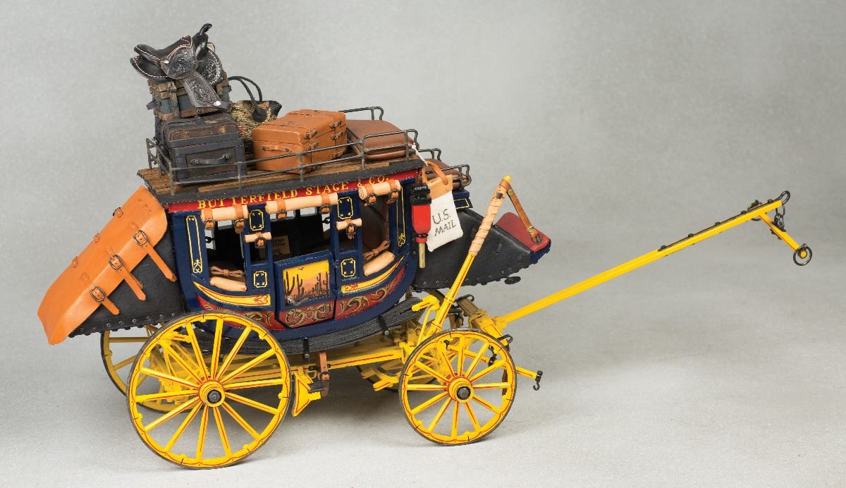 Miniature Stage Coach by Roy Suttrell