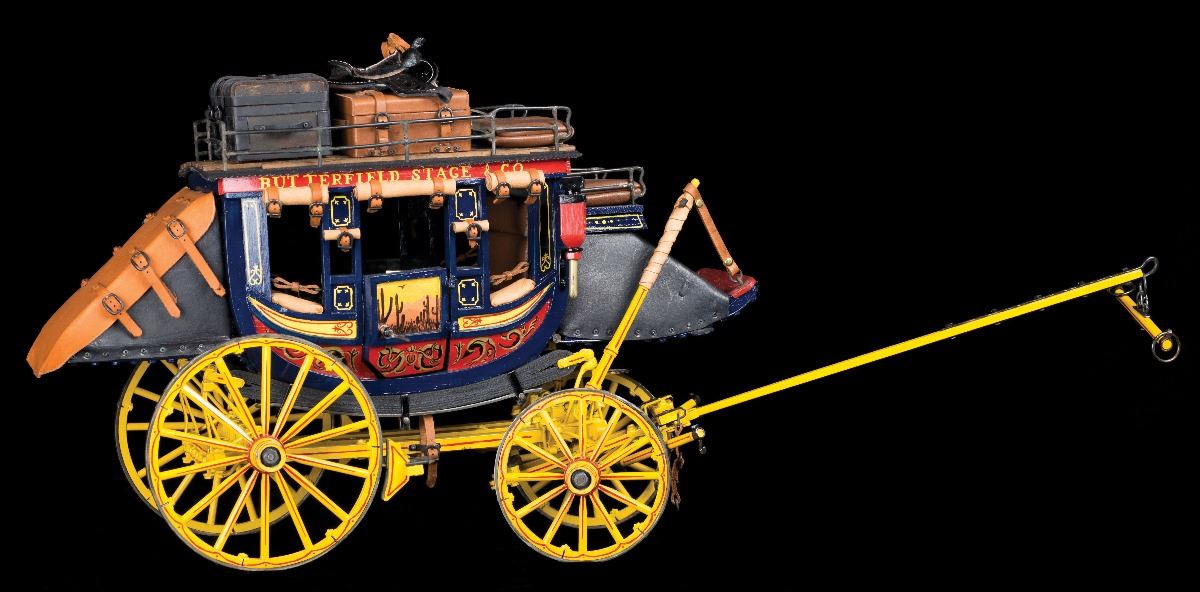 Miniature Stage Coach by Roy Suttrell