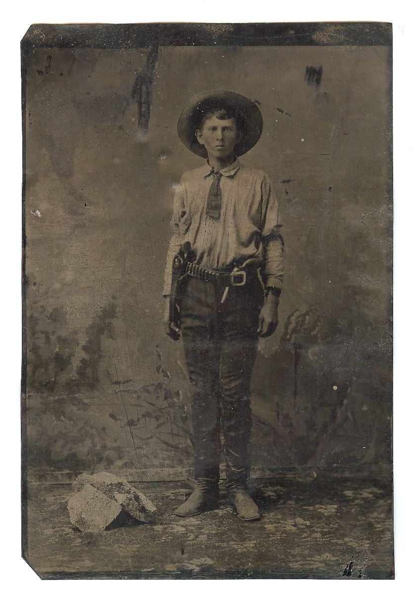 Real Cowboy Tintype