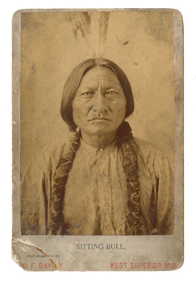 Sitting Bull Cabinet Card