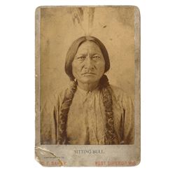 Sitting Bull Cabinet Card
