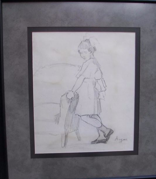 Ruth Monroe Augur, Pencil Drawing