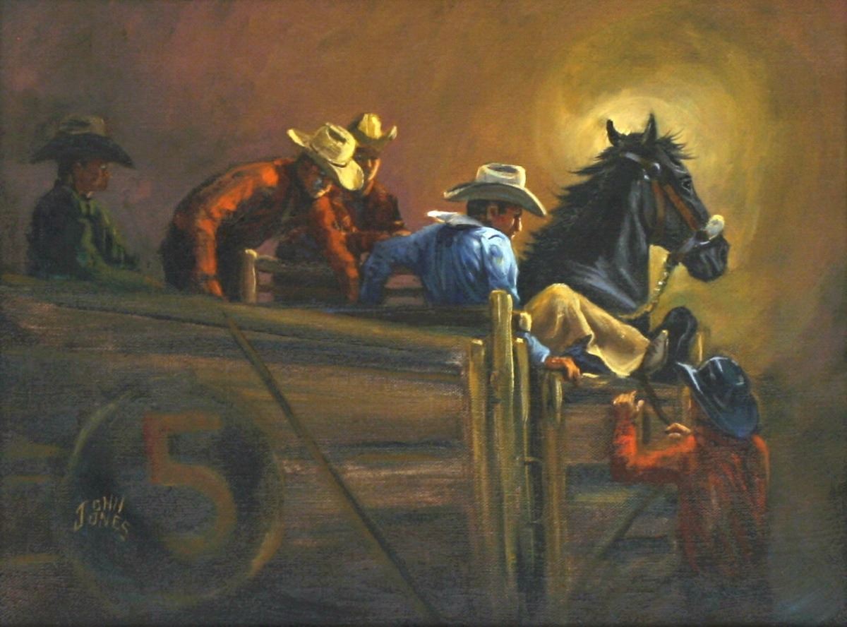 John T. Jones (1940 - ), Oil on Canvas,