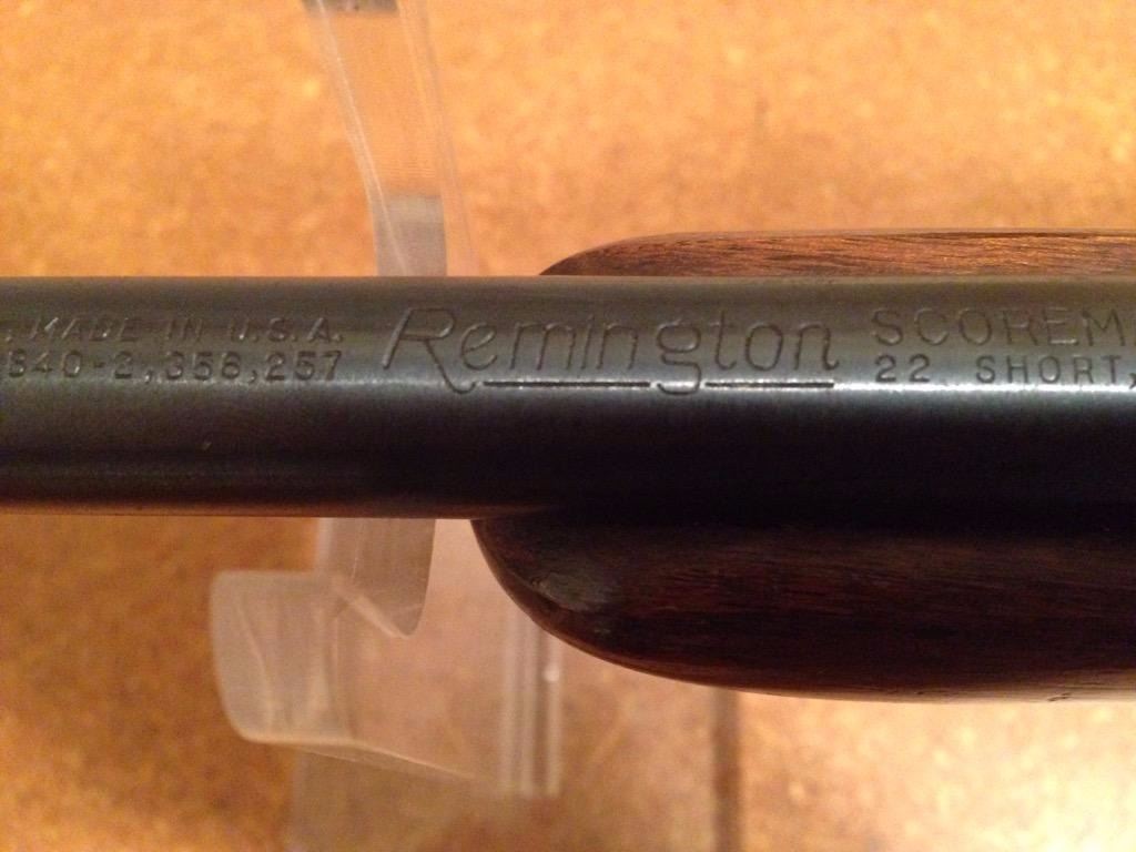 Remington Scoremaster Model 511 22 Short, Long, or Long Rifle w/ Scope