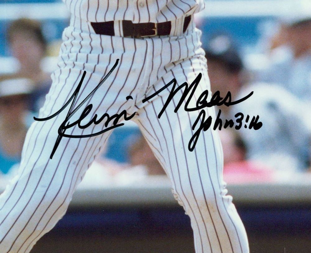 Kevin Maas Signed Yankees 8x10 Photo (PSA COA)