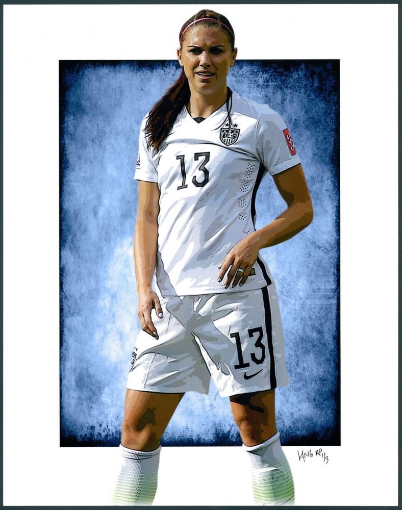 Alex Morgan US Women's National Soccer Team Limited Edition 11x14 ...