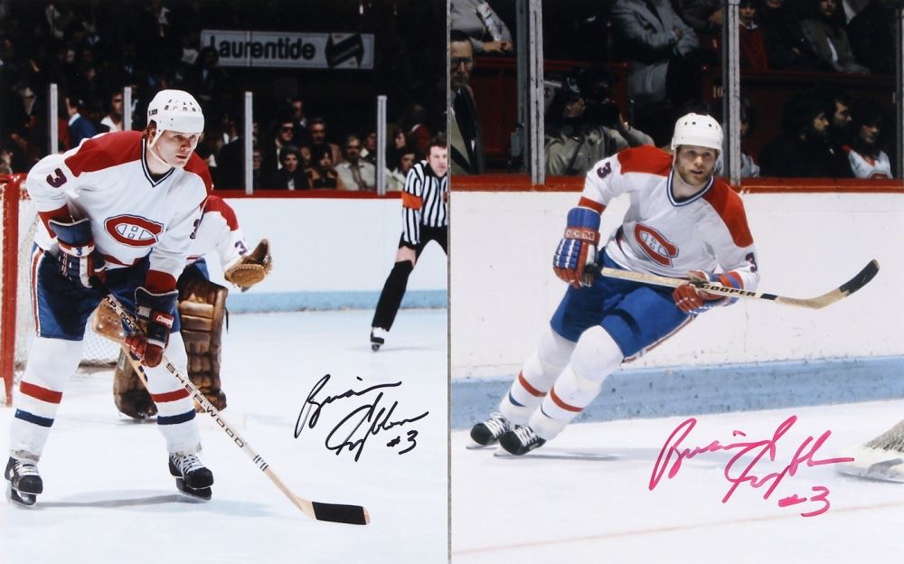 Lot of (2) Brian Engblom Signed Canadiens 8x10 Photos (PA LOA)