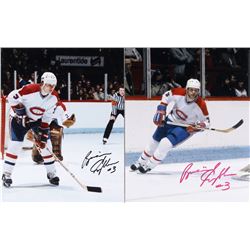 Lot of (2) Brian Engblom Signed Canadiens 8x10 Photos (PA LOA)
