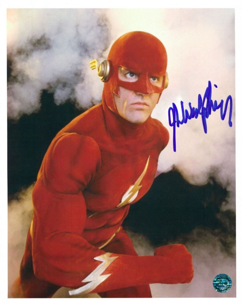 John Wesley Shipp Signed "The Flash" 8x10 Photo (Legends COA)
