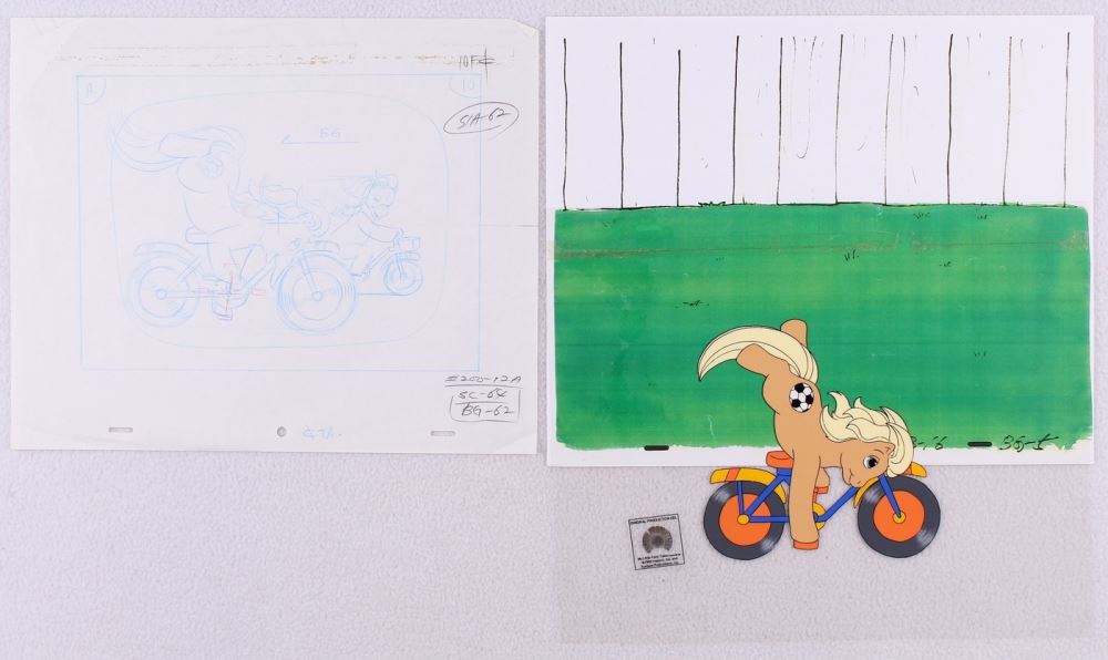 Lot of (2) "My Little Pony" Original Hand-Painted Animation Production ...
