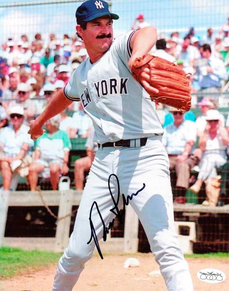 Rick Rhoden Signed Yankees 8x10 Photo (JSA)