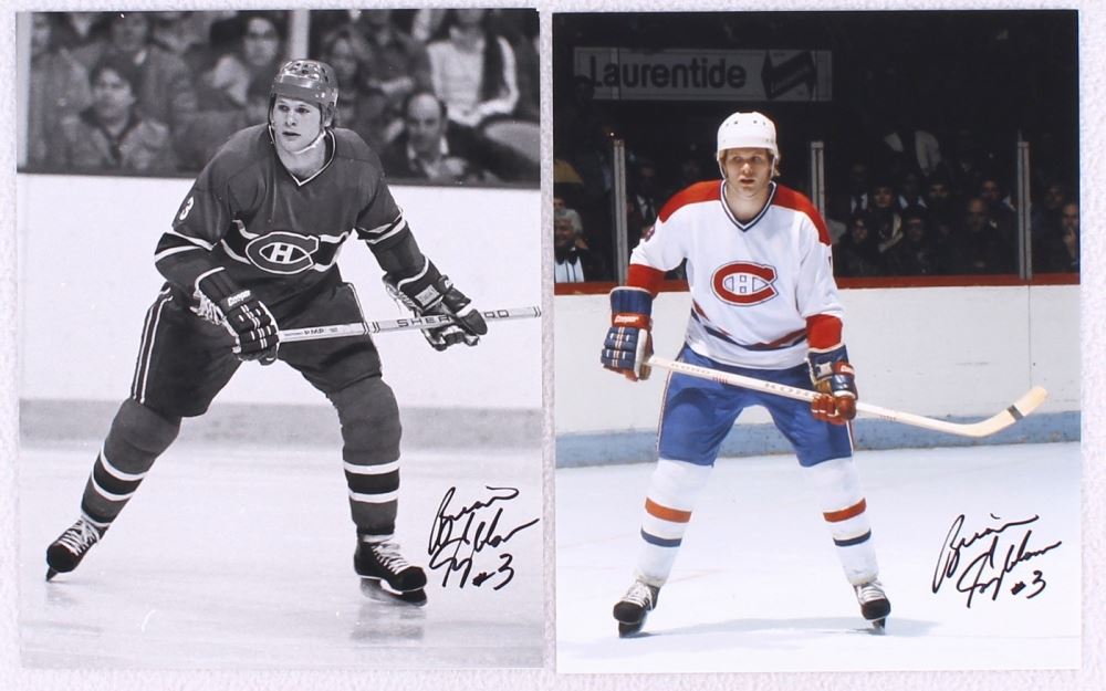 Lot of (2) Brian Engblom Signed Canadiens 8x10 Photos (PA LOA)