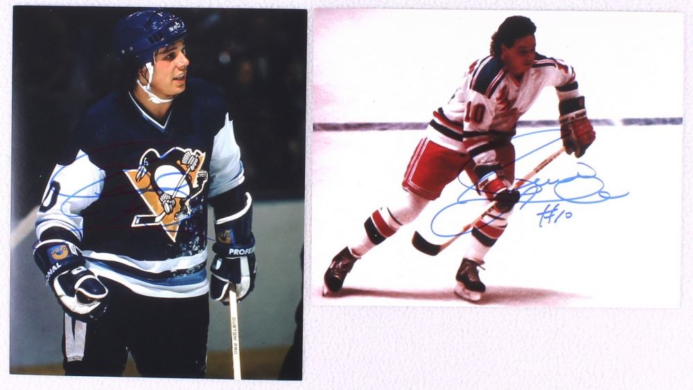 Lot of (2) Pierre Larouche Signed 8x10 Photos (PA LOA)