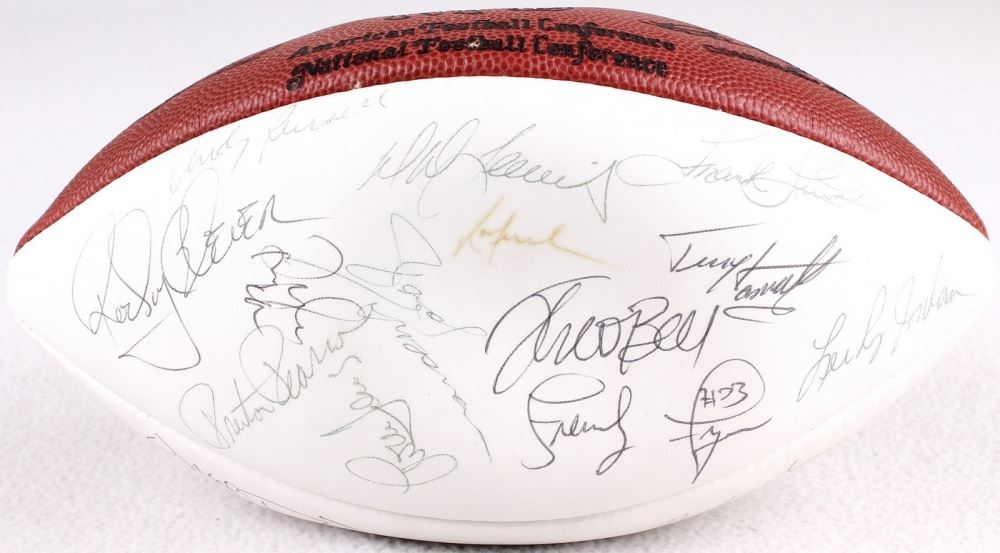 Multi-Signed White Panel Football with (28) Signatures Including Franco ...