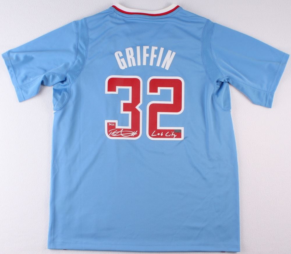 Blake Griffin Signed Clippers Authentic Adidas LE Jersey Inscribed "Lob ...