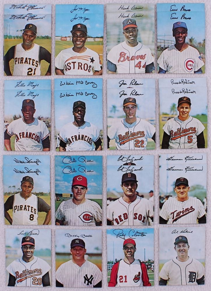 Lot of (28) 1967 Dexter Press Baseball Cards with (2) #50 Roberto ...