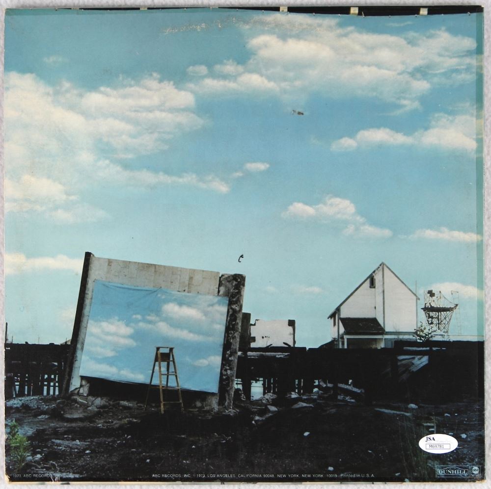 Chuck Negron Signed "Cyan" Three Dog Night Record Album Cover (JSA COA)