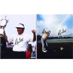 Lot of (2) Raymond Floyd Signed 8x10 Photos (PA LOA)