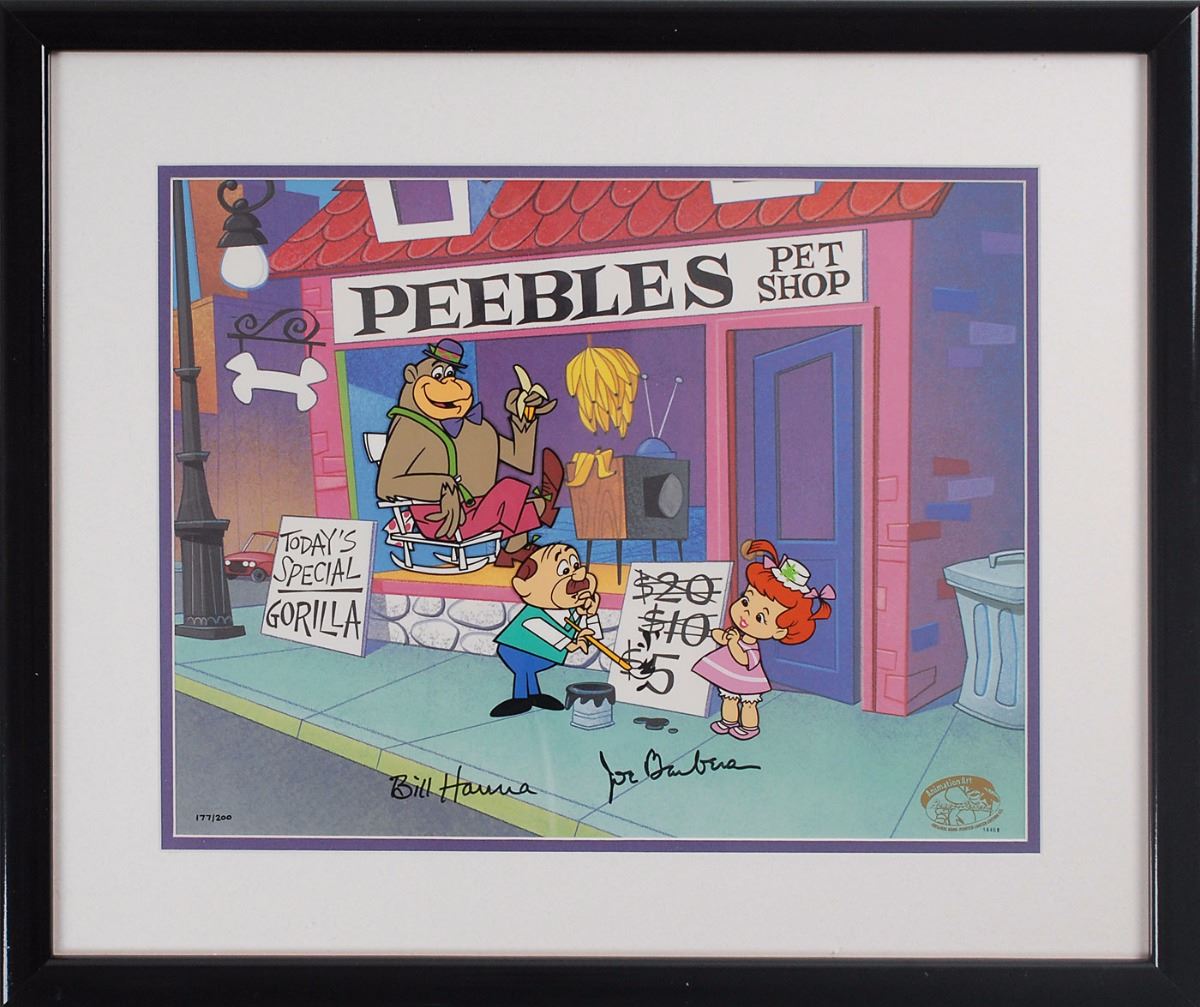 Magilla Gorilla, Ogee, and Mr. Peebles limited edition cel from The ...