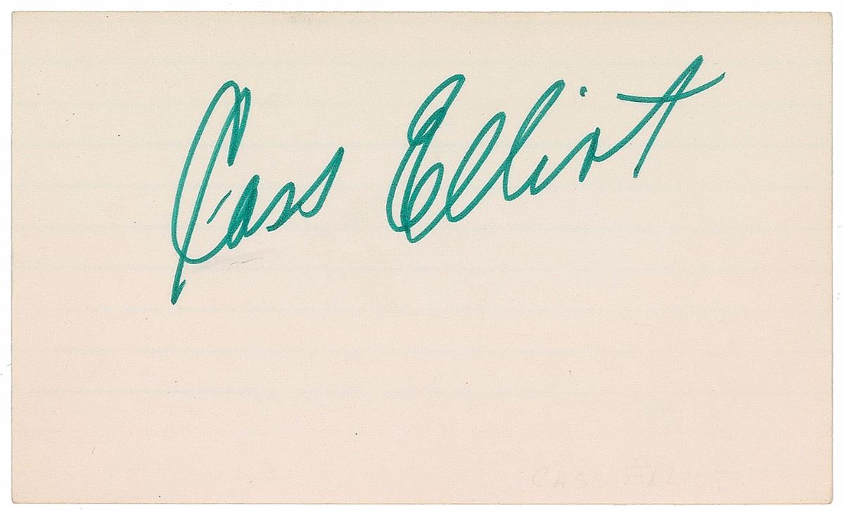 ‘Mama’ Cass Elliot Signature