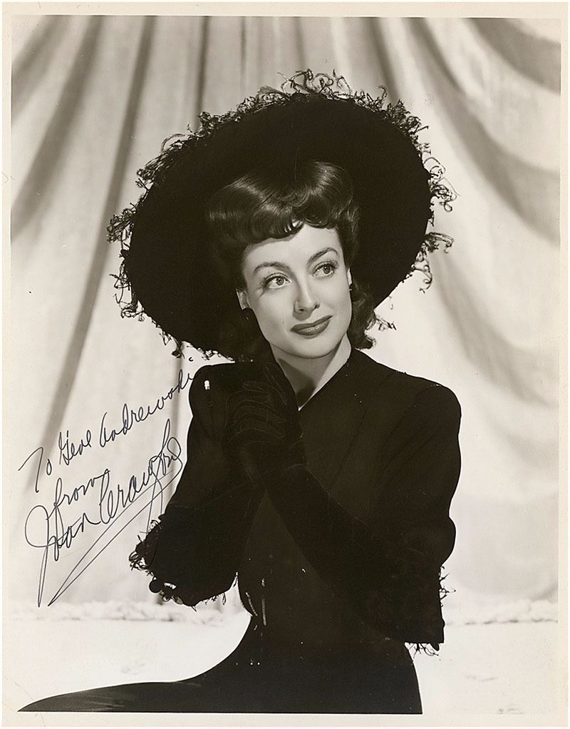 Joan Crawford Signed Photograph