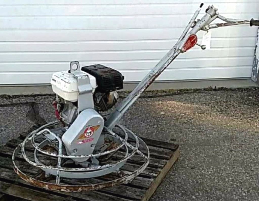 Stone 36" power trowel 8hp Honda