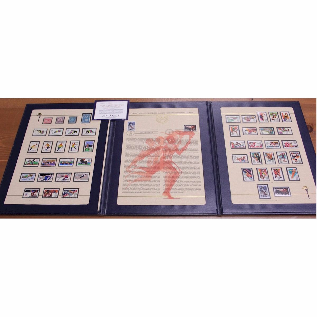 The Official United States Olympic Committee Stamp collection.