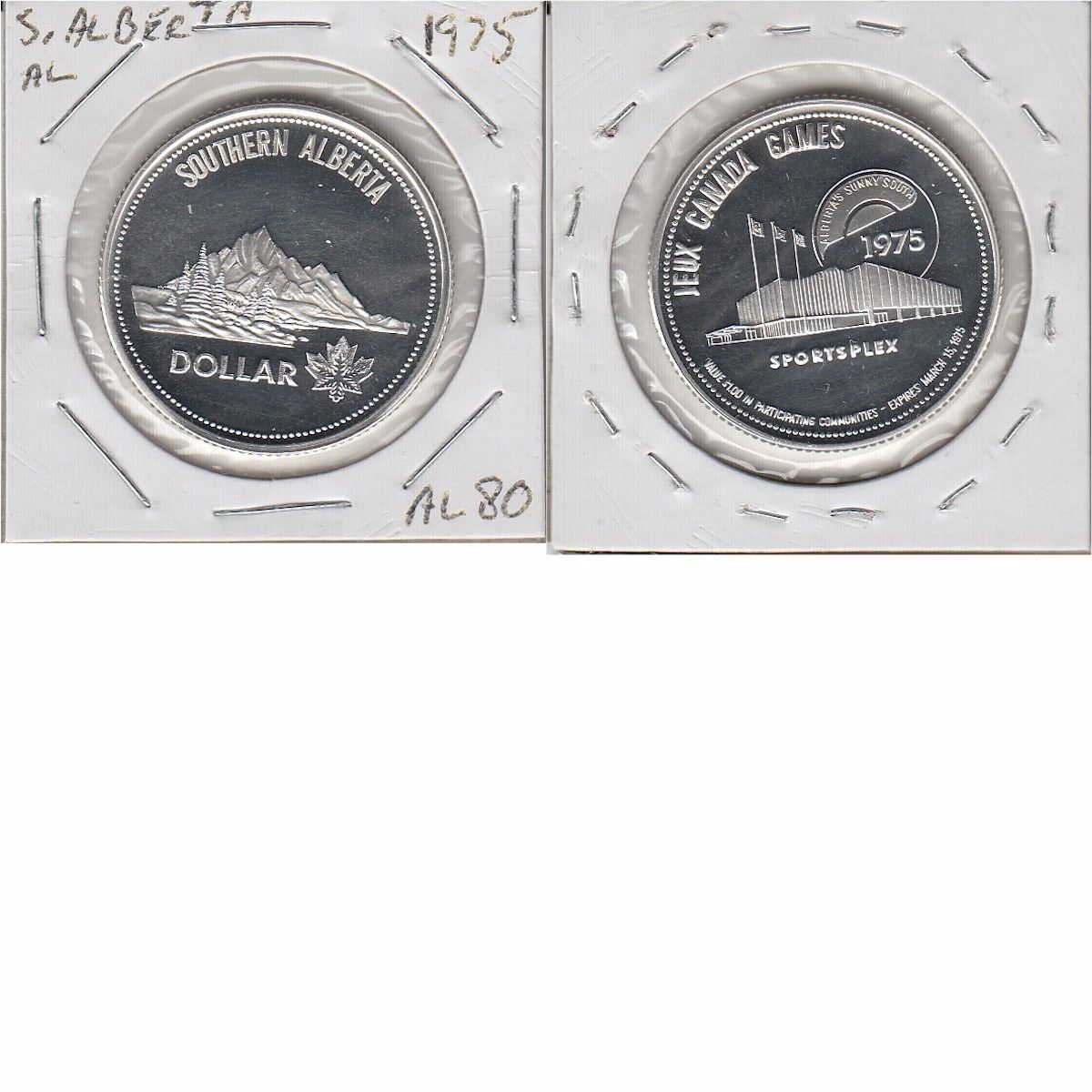 RARE*** 1975 Southern Alberta Trade Dollar .999 Fine Silver Coin. (Tax ...