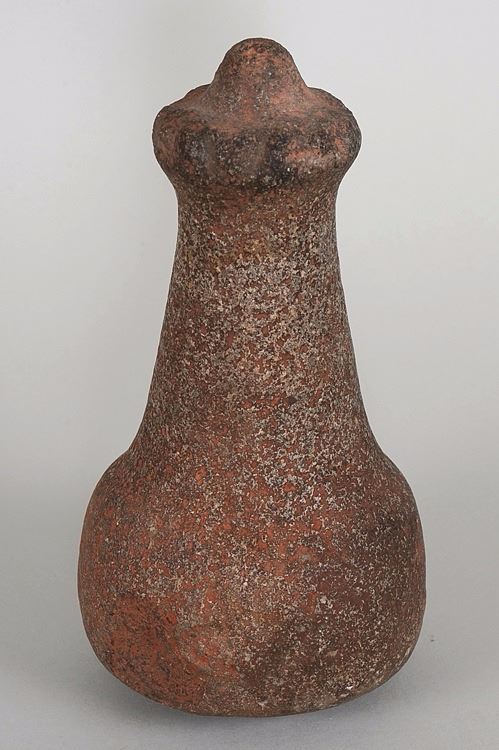 Figural Stone Maul 8 1/4" L. - Phil Thiemer Collection