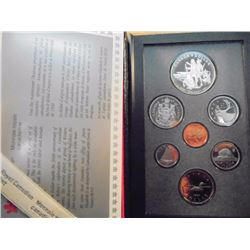 1990 CANADA DOUBLE DOLLAR PROOF SET KELSEY SILVER ORIGINAL ROYAL CANADIAN MINT PACKAGING