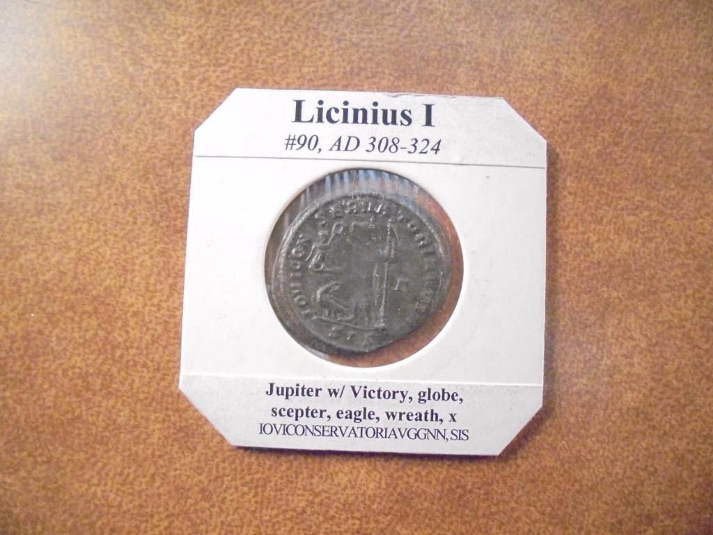 308-324 A.D. LICINIUS I ANCIENT COIN VERY FINE