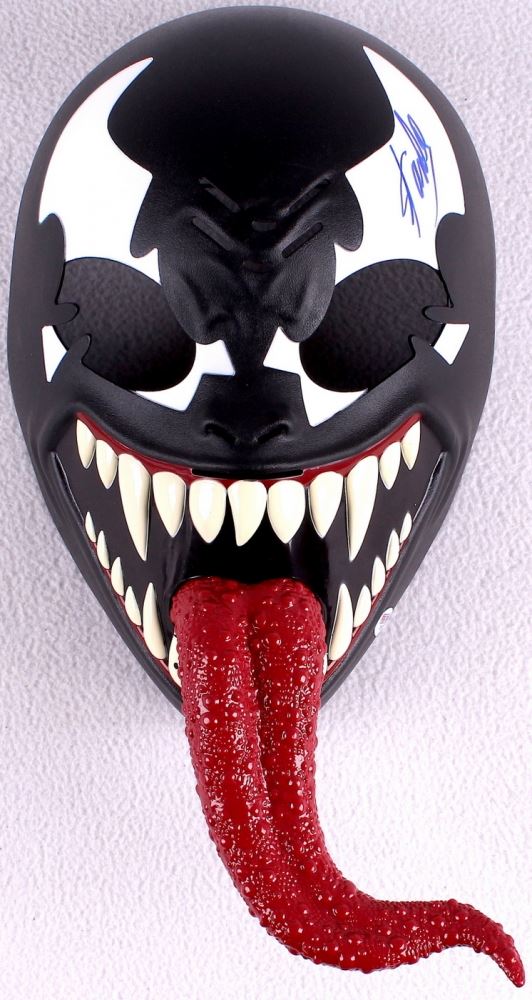 Stan Lee Signed Marvel Venom Mask (PSA COA)