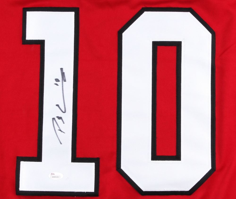 Patrick Sharp Signed Blackhawks Jersey (JSA COA)