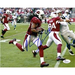 Rashad Johnson Signed Cardinals 8x10 Photo (JSA)