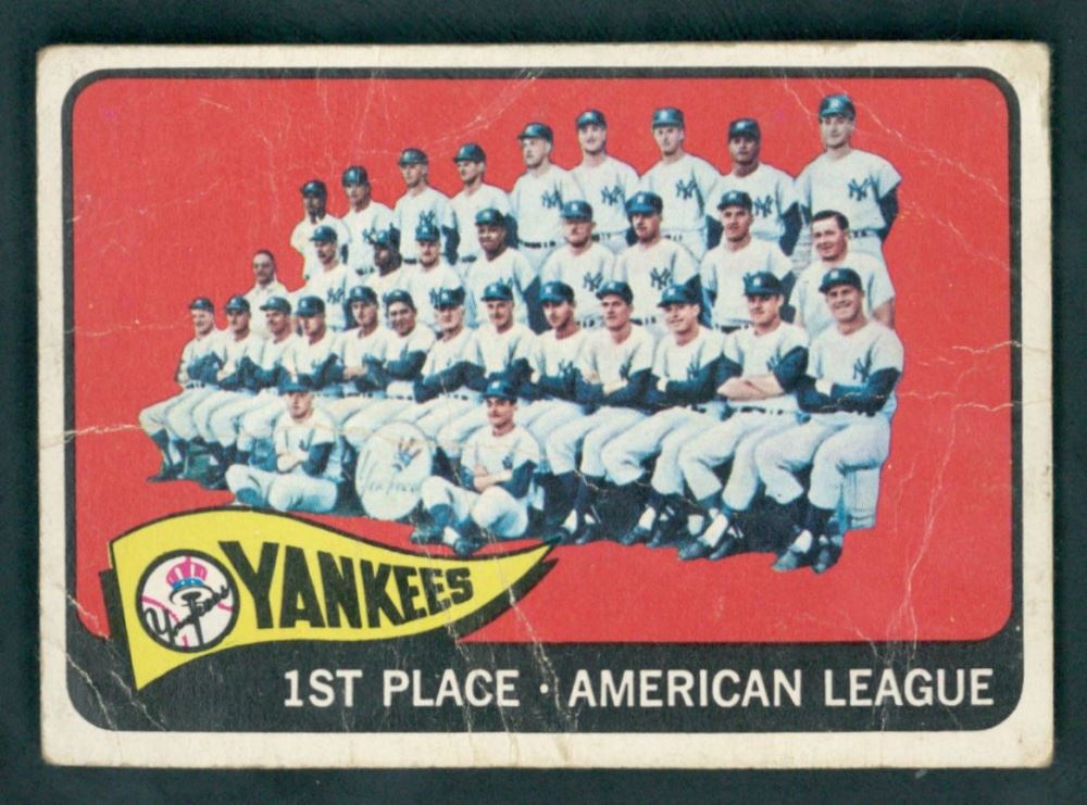 New York Yankees 1965 Topps #513 TC