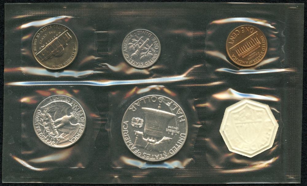 1961 U.S. Mint Coin Proof Set in Unopened & Sealed Envelope