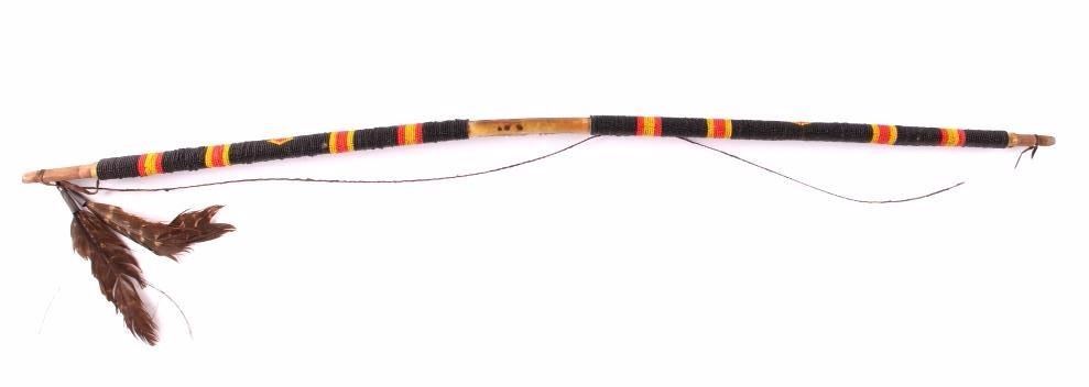 Cheyenne Black Beaded Bow circa 1890-1910
