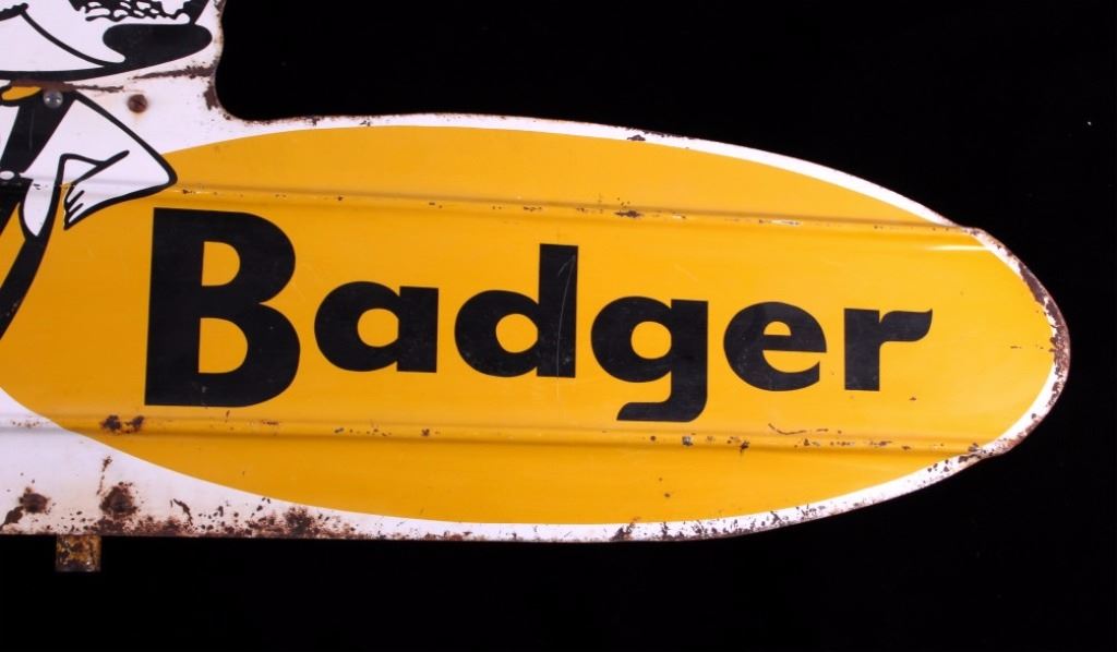 Badger Equipment Weather Vane Sign