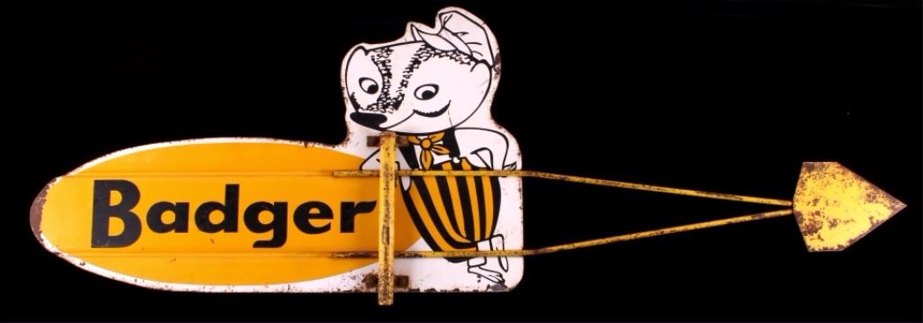 Badger Equipment Weather Vane Sign