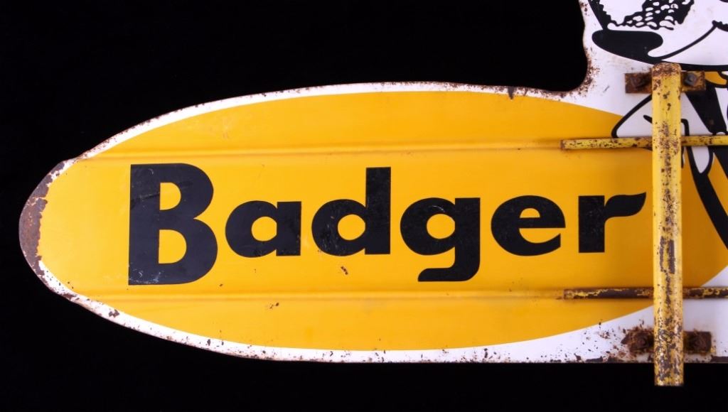 Badger Equipment Weather Vane Sign