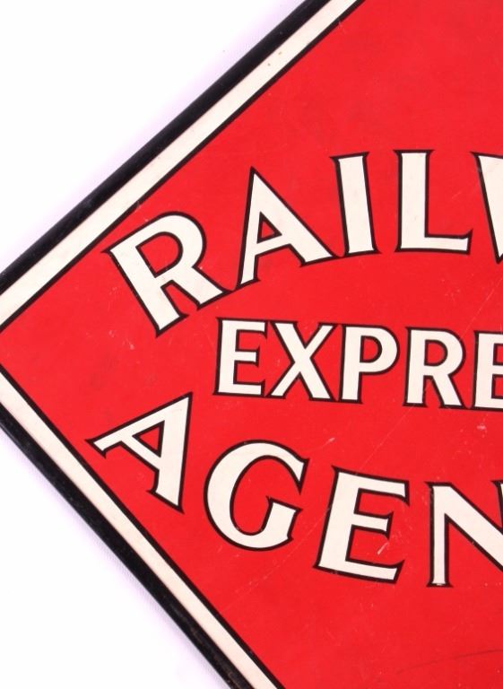 Original Railway Express Agency Sign