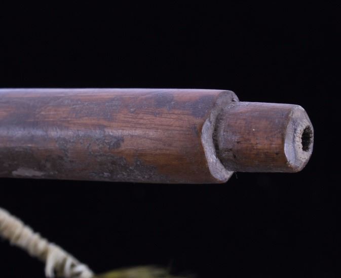 Sioux Calumet Pipe with Catlinite Bowl 1860-1890